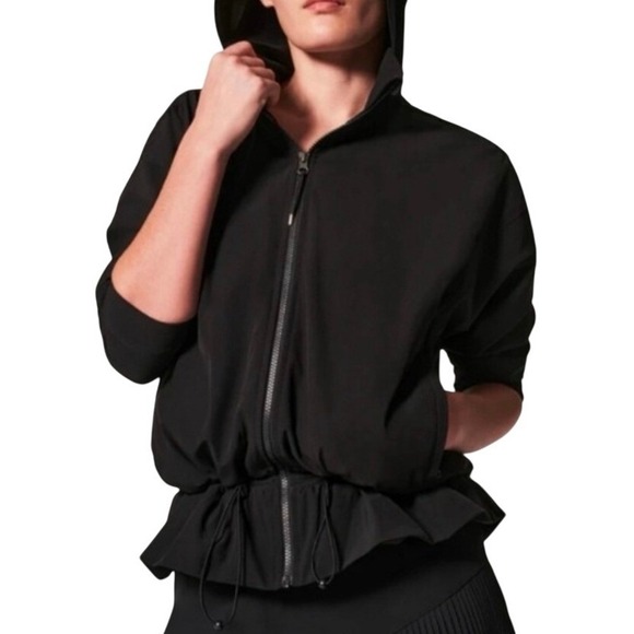 SPANX | Jackets & Coats | Spanx Its A Cinch Water Resistant Jacket ...
